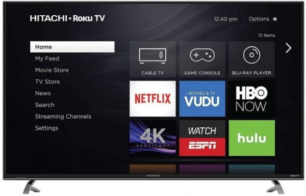 Hitachi - 50'' Roku Smart 4k UHD Television - JA SHOPEASY